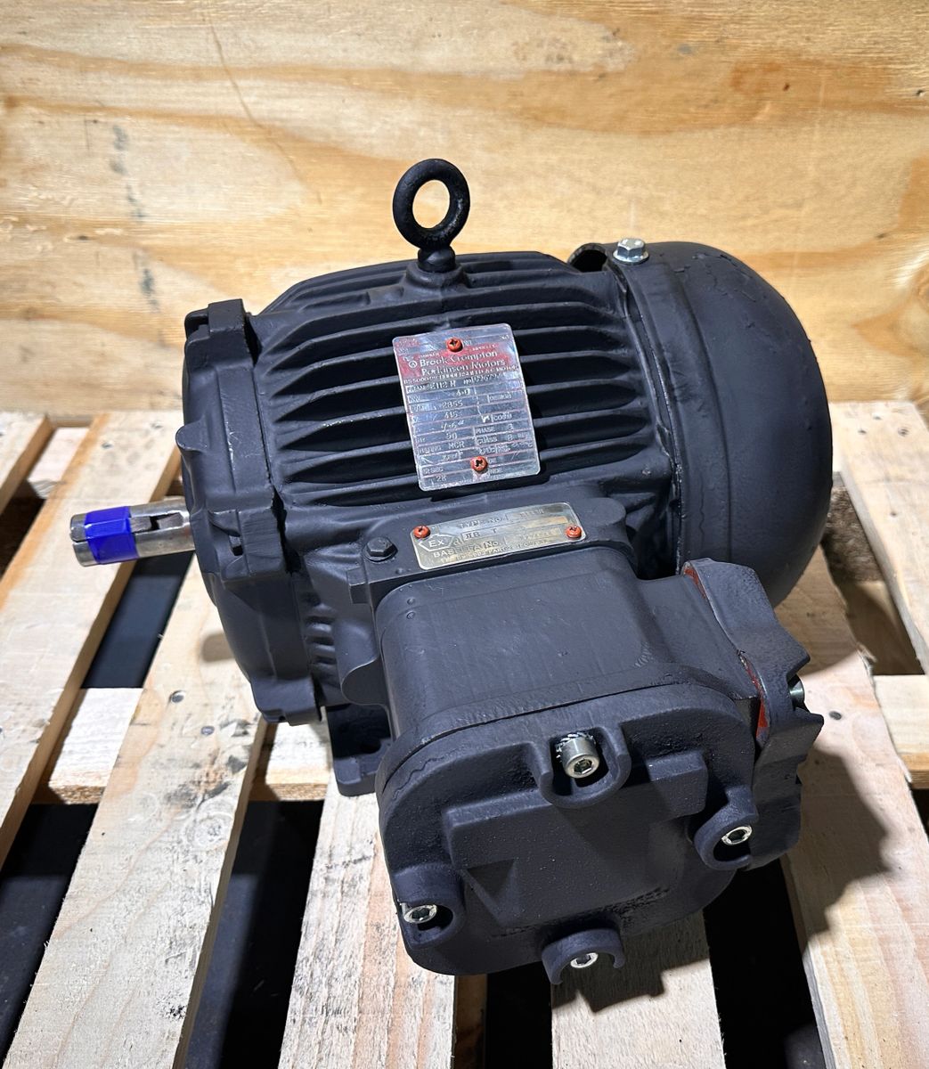 Brook Compton Parkinson Motors 4kW (5.5HP) 3-Phase ATEX Rated AC ...