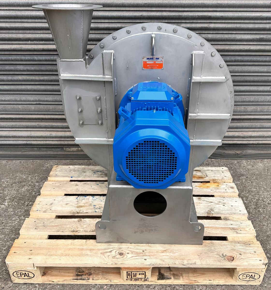 Cast Aluminium Centrifugal Blower Fan 11kW 2-Pole ABB Electric Motor ...