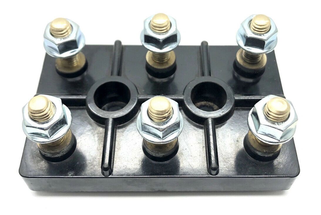 8mm Studs Electric Motor 6 Stud Terminal Connection Block 6 Pin Cable ...