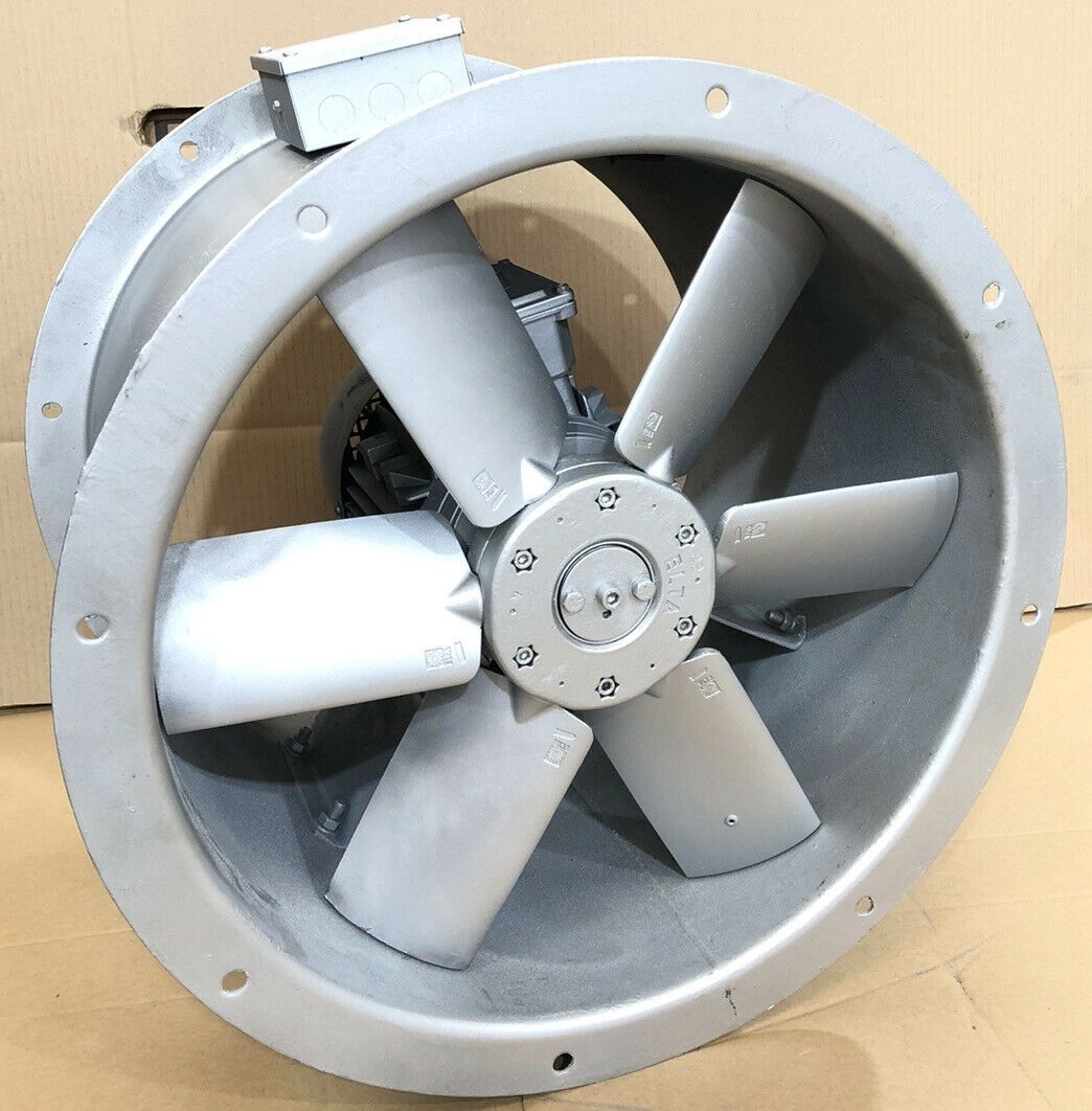 ELTA Axial Extractor Fan 3-Phase 1.5kW 2-Pole Electric Motor Spray ...