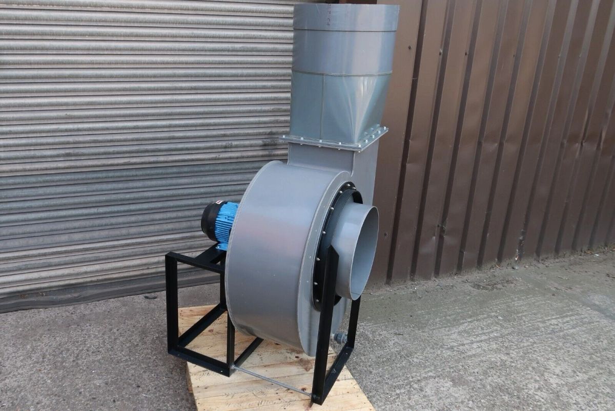 Centrifugal Blower Fan 1.5kW 6-Pole Electric Motor Spray Booth ...