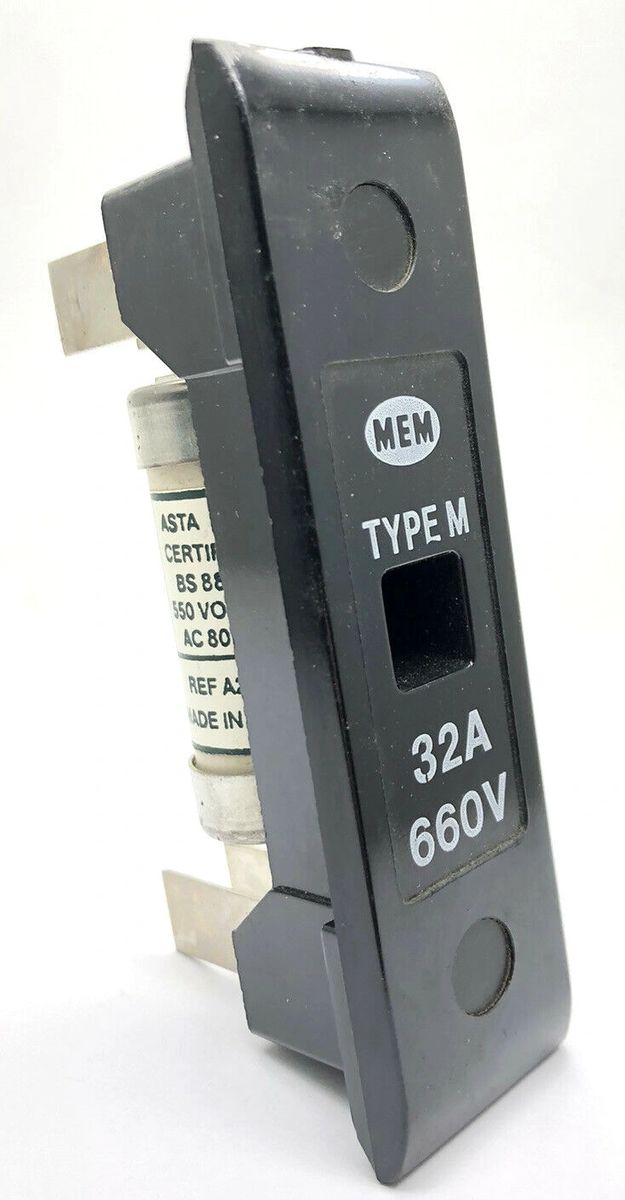 MEM TYPE M 32Amp Industrial HRC Fuse Carrier 660v 32A Fuse Holder