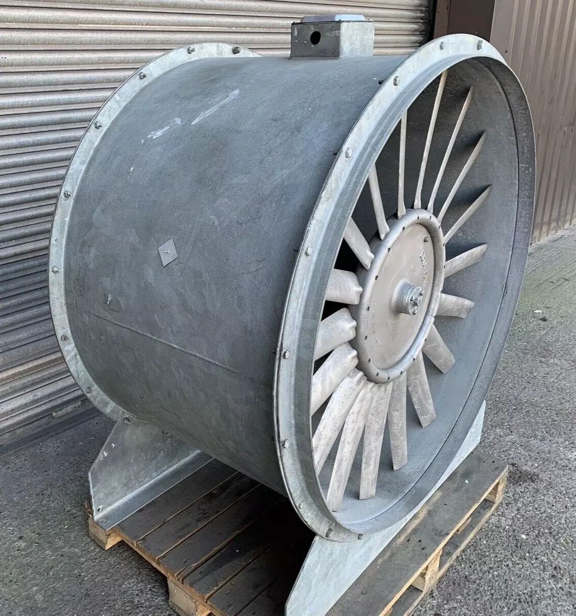 Large Axial Smoke Extractor Industrial Fan 18.5kW Crop / Grain ...