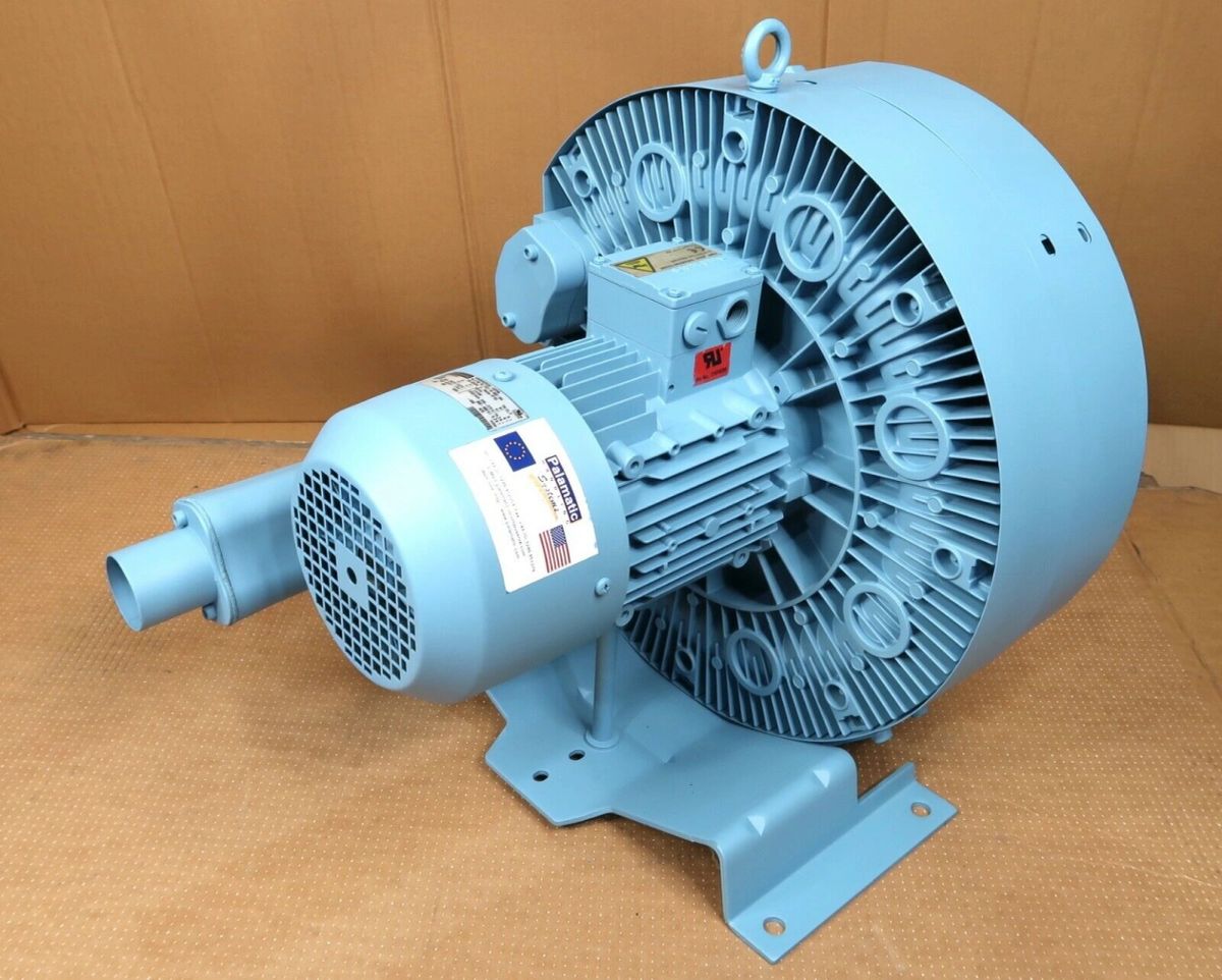 Palamatic Siemens 3.3kW Vacuum Pump 3-Phase Electric Motor Side Channel ...