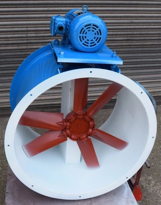 Spray Booth Extractor Fan Belt Driven Axial Extraction Fan 3-Phase 3kW ...