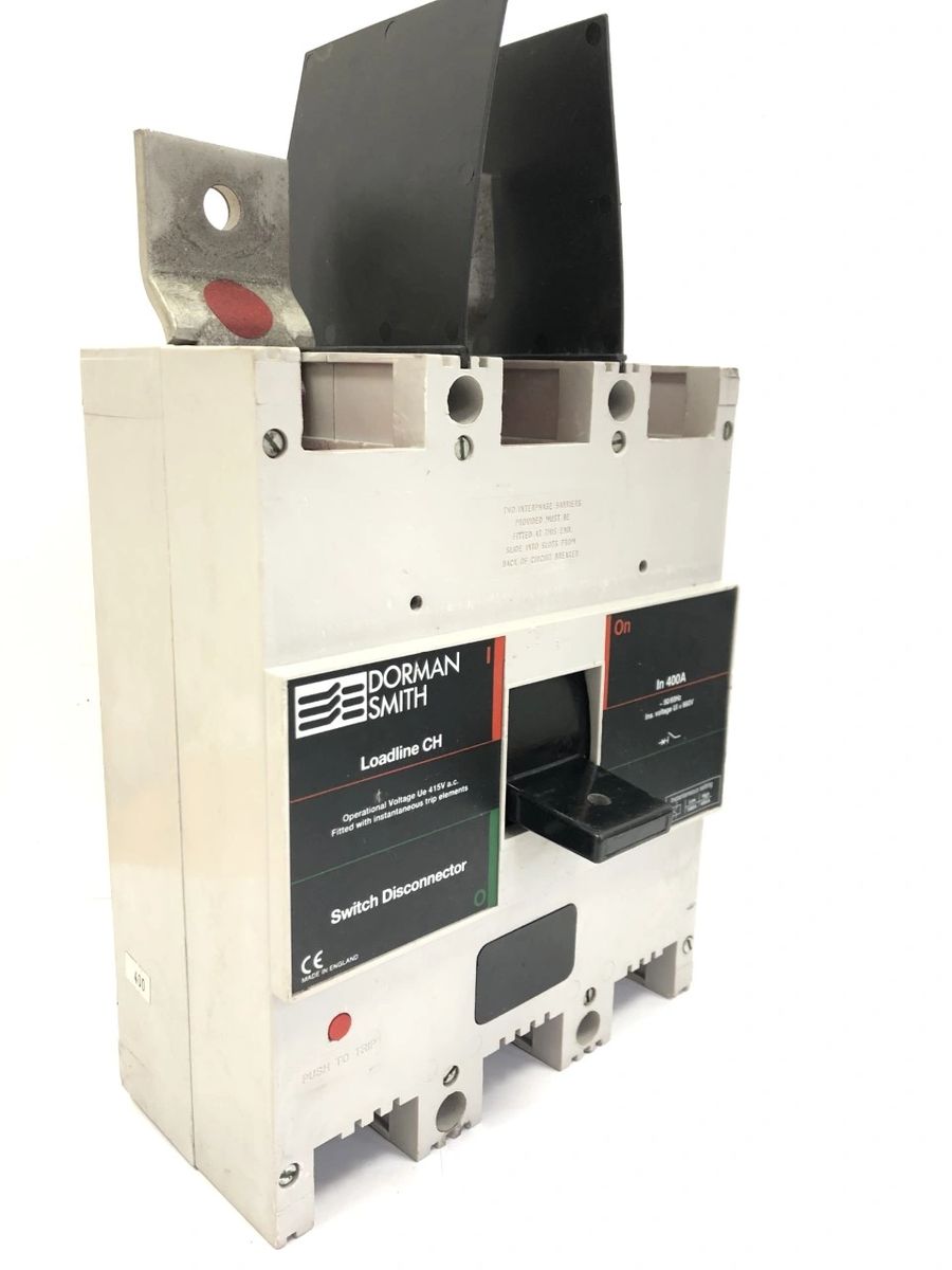 LLBCHT400 Dorman Smith Loadline CH 400Amp Main Switch Triple Pole MCCB ...