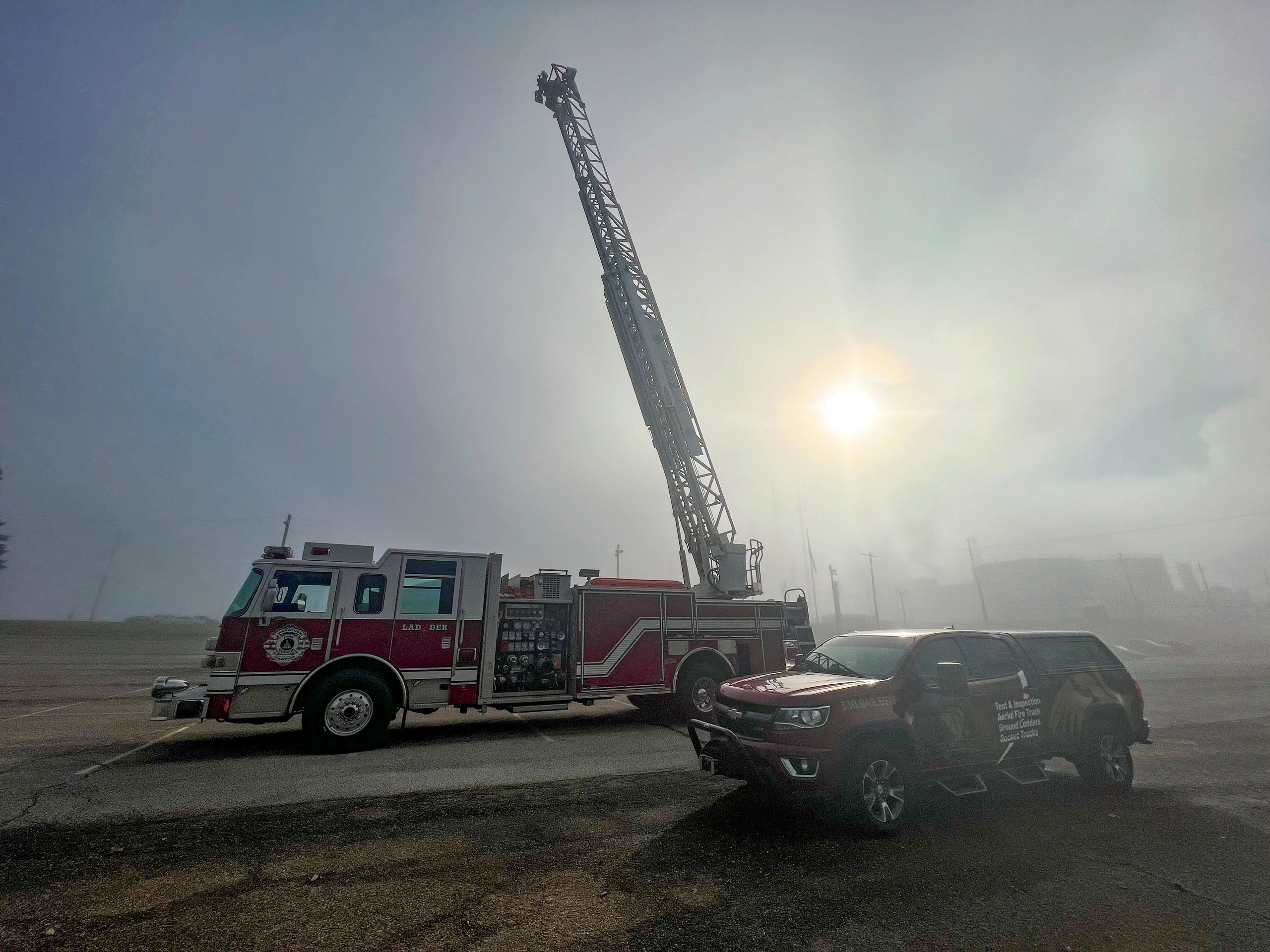 The Aerial Guy - Aerial Inspections - Ground Ladder Testing, Aerial ...