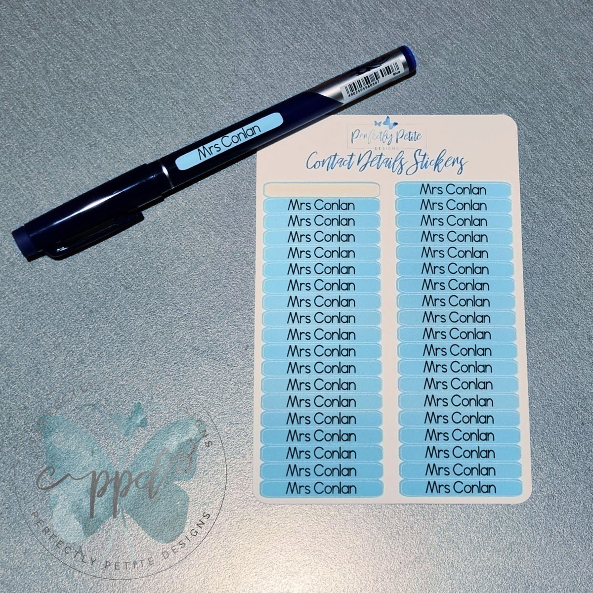 Contact Details Stickers