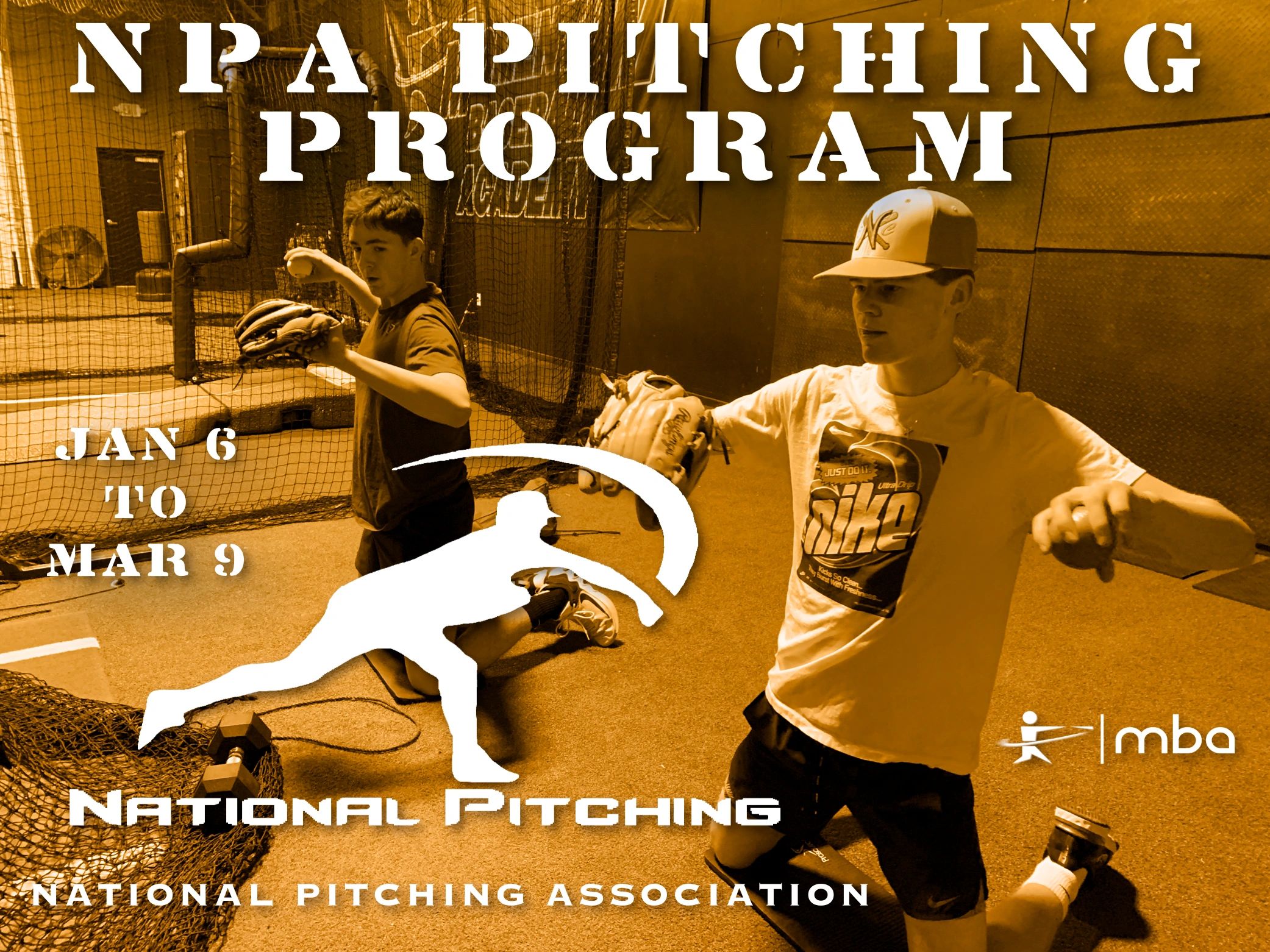NPA PITCHING PROGRAM NOW REGISTERING