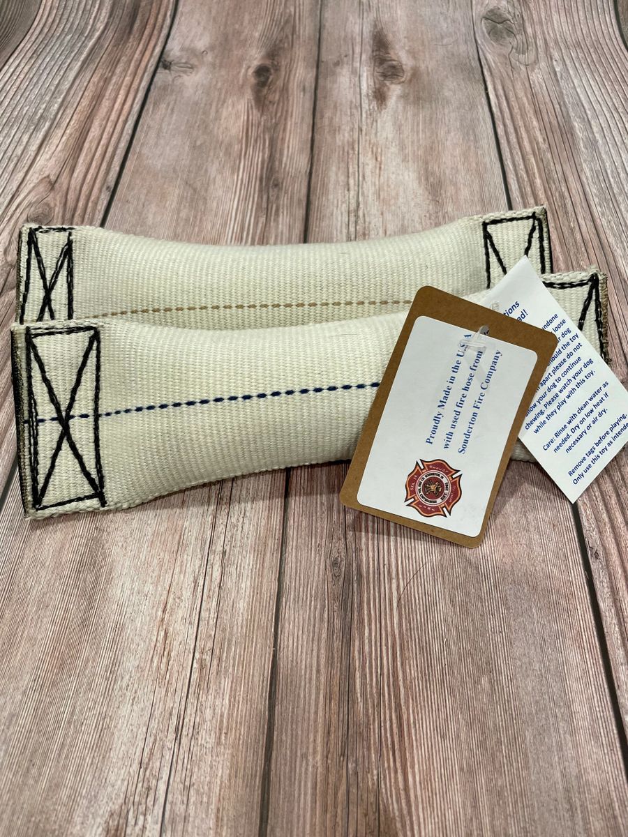 Recycled Fire Hose- Rubber Lined Throw Toy - Medium (Fire Department ...