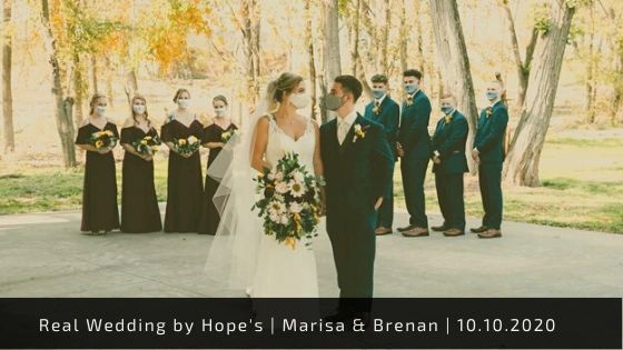 Real Wedding by Hope's: Marisa & Brenan