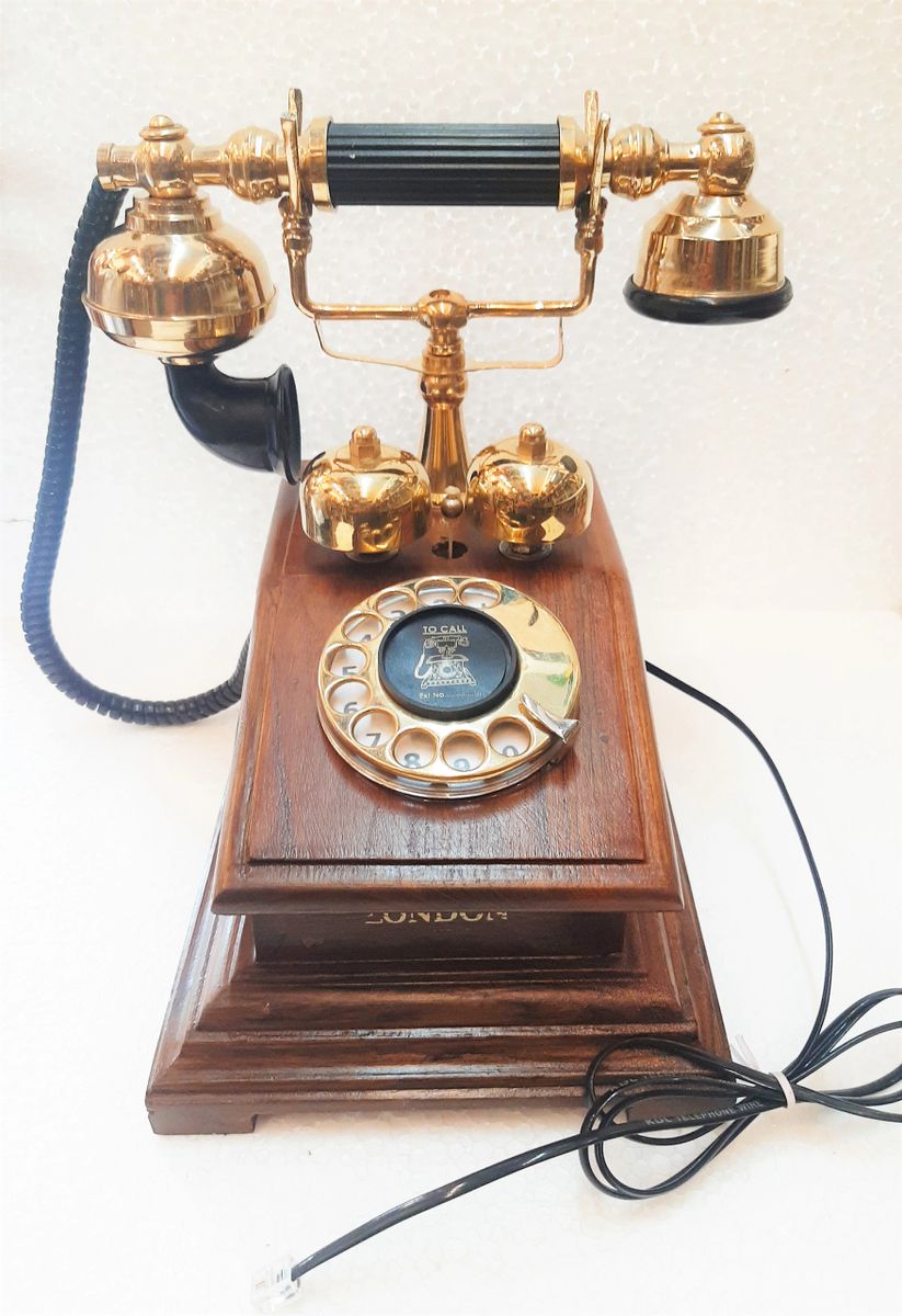Antique Wooden Telephone Model 2