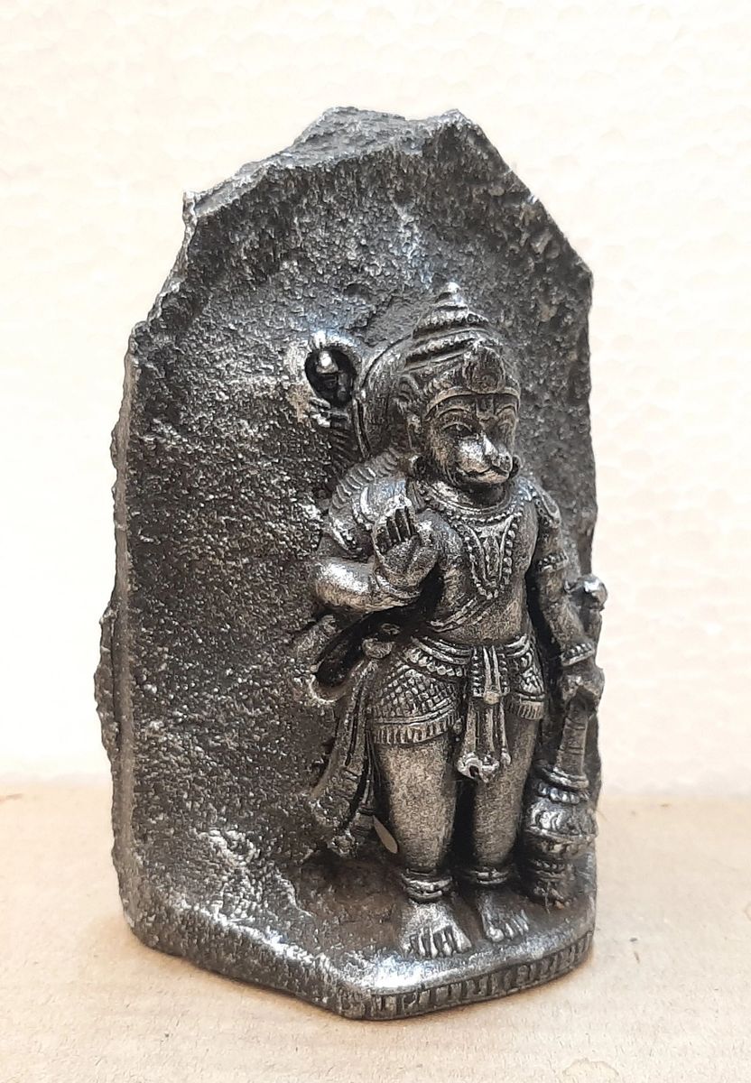 Lord Hanuman Figure Crafted In Stone