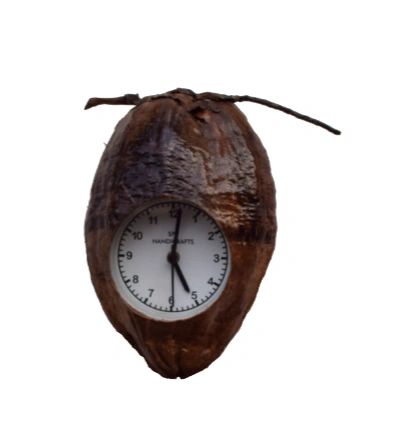 Coconut Husk Clock
