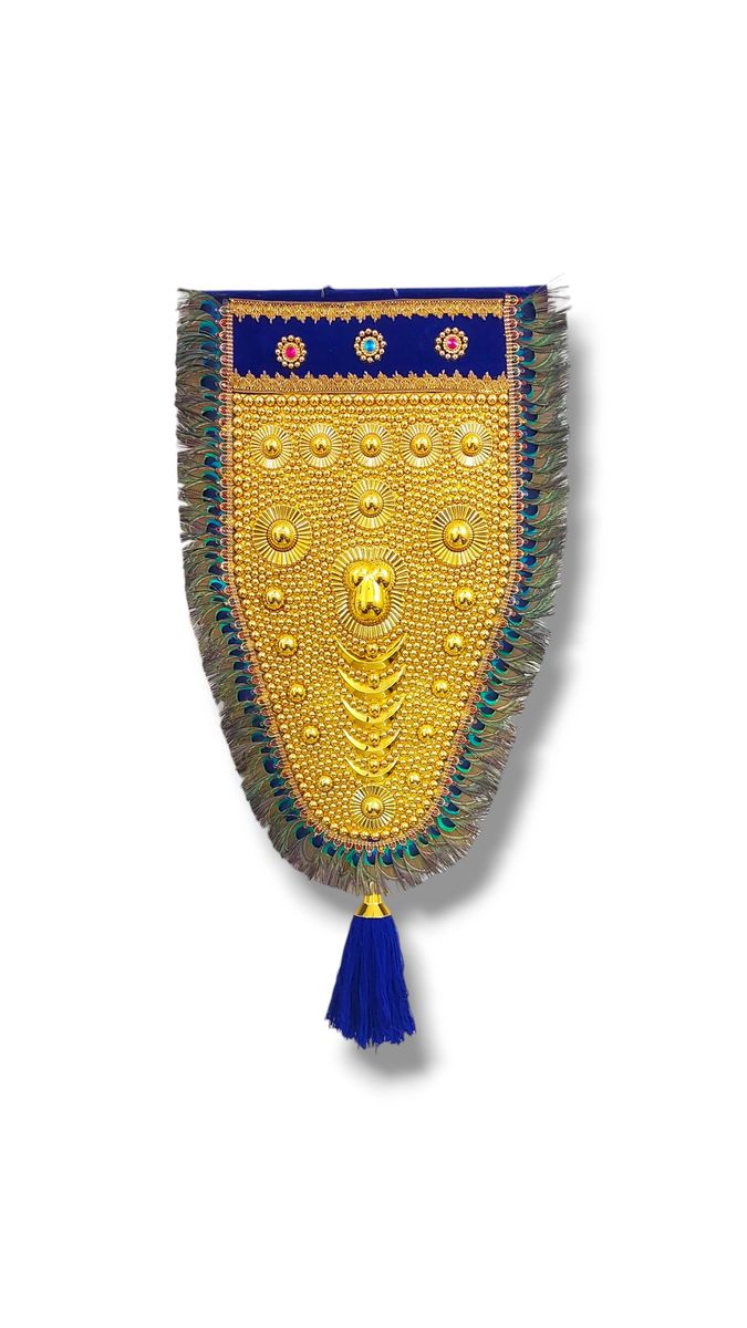 Mayilpeeli - Peacock Feather Nettipattam - Mayilpeeli Nettipattam Model ...