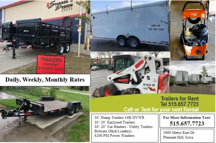 Trailer Rentals - Bobcat, Trailer Rentals, Dump Trailer Rentals