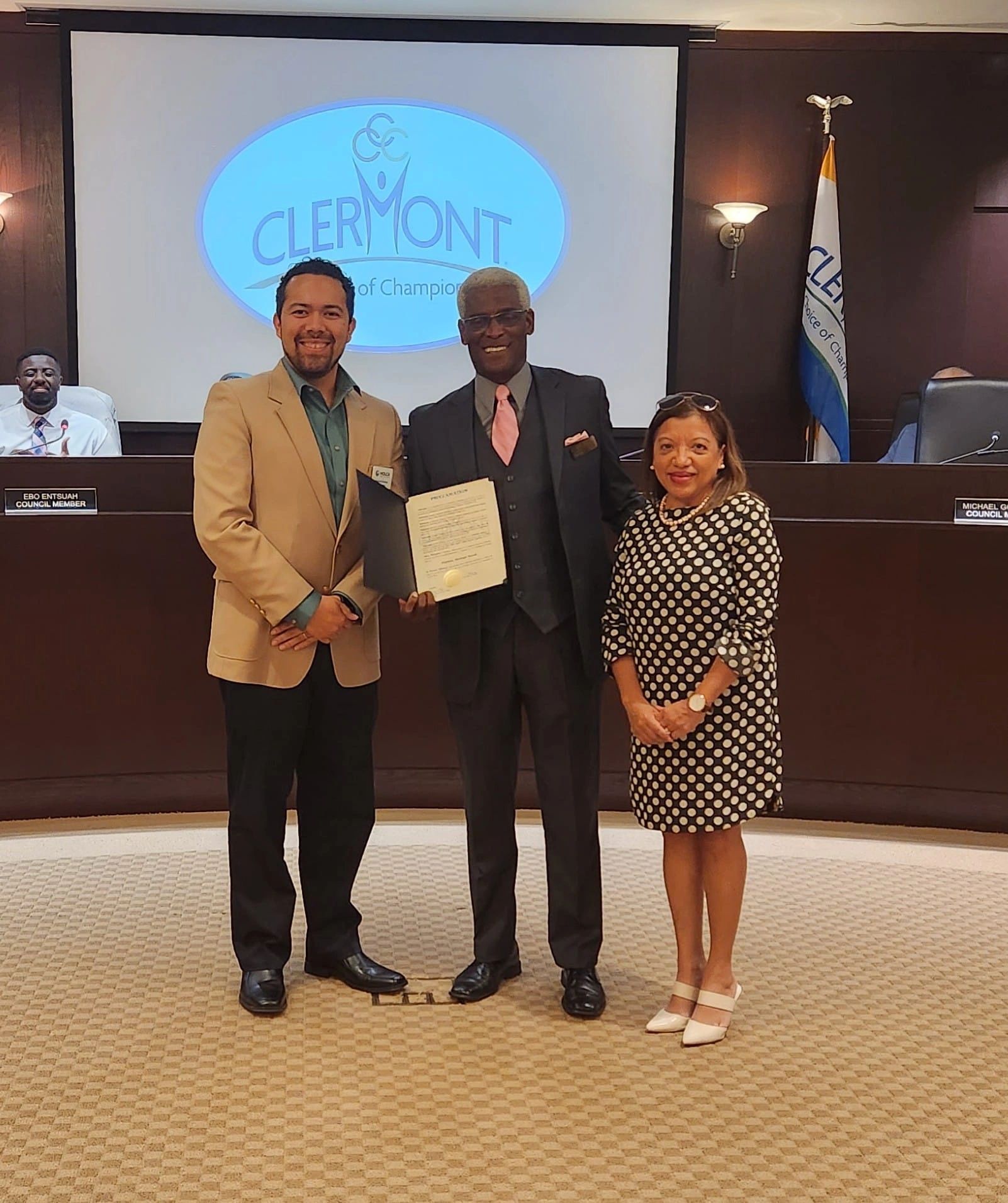 HOLCA Receives Proclamation from City of Clermont