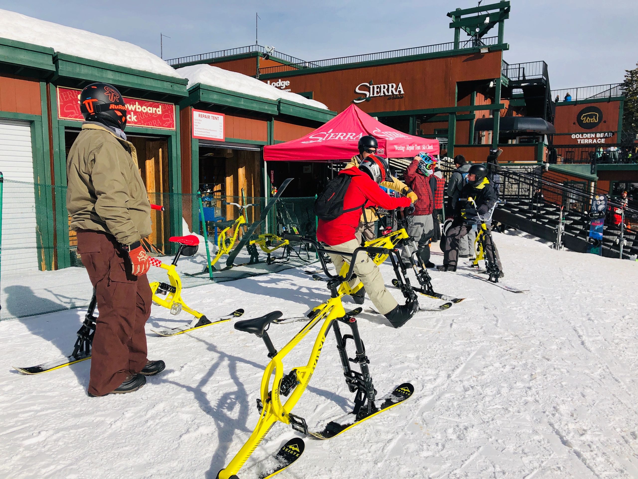 Sierra-at-Tahoe Ski Bike friendly resort