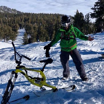 Ski Bike Reviews of the SkiByk brand Ski Bike