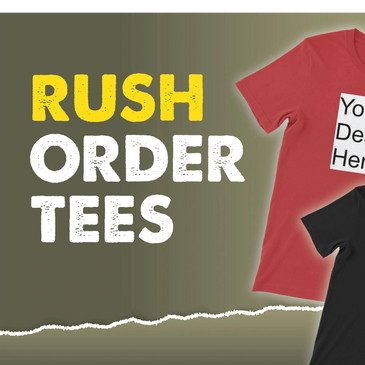 Custom T Shirt Printing - Fast turnaround