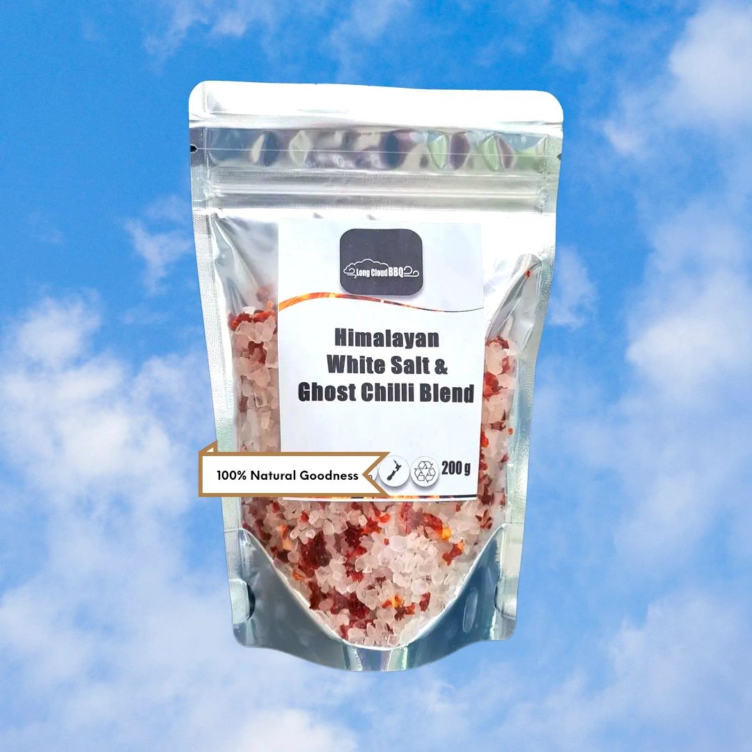 Himalayan White Rock Salt & Ghost Chilli Blend Refill Pouch (Resealable ...
