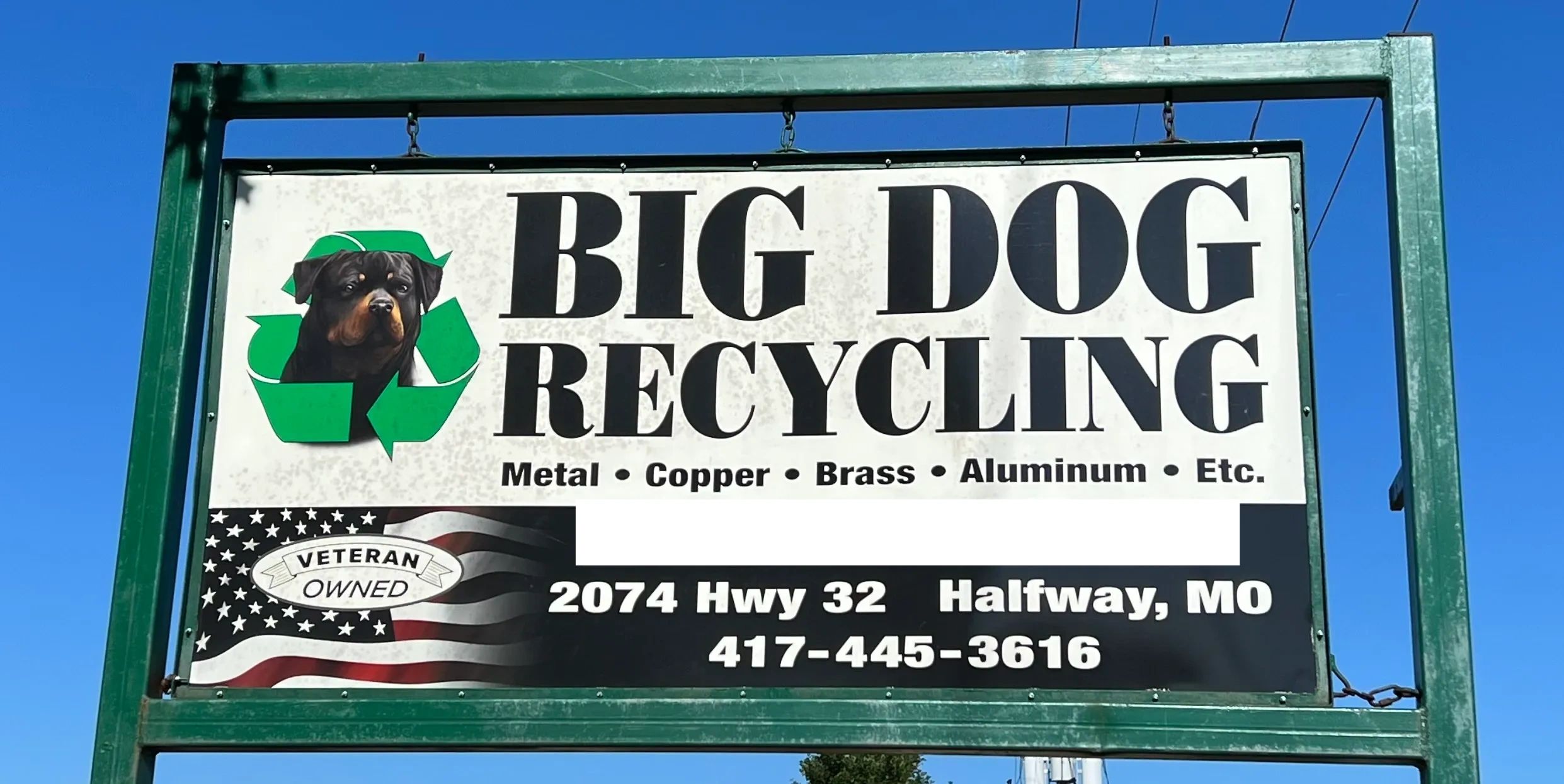 Scrap Metal, Recycling - Big Dog Recycling - Halfway, Missouri