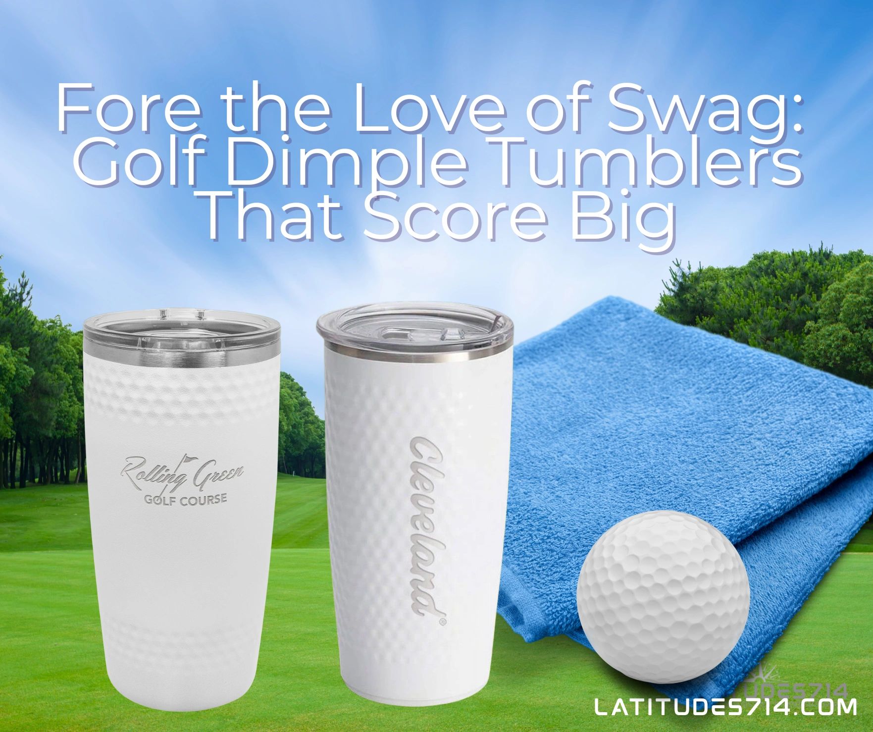 Golf Dimple Tumblers That Score Big