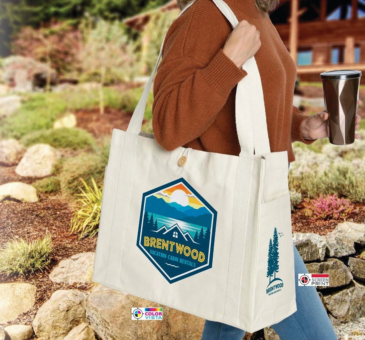 The Sandford™ Deluxe Canvas Tote: A Bag That Does It All!