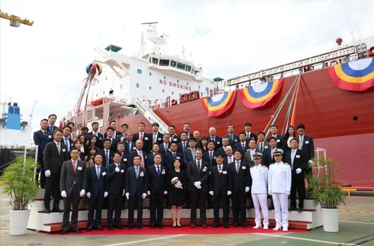 South Korea’s first methanol-powered tanker named