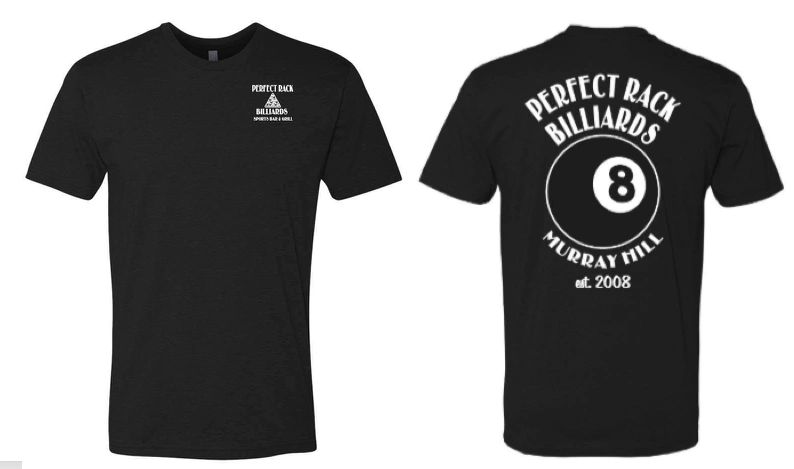 Black Classic Perfect Rack Billiards Shirt