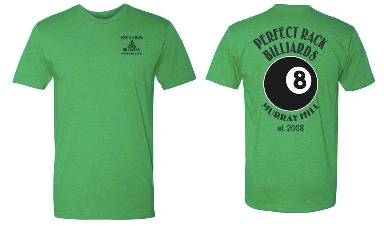 Green Classic Perfect Rack Billiards Shirt