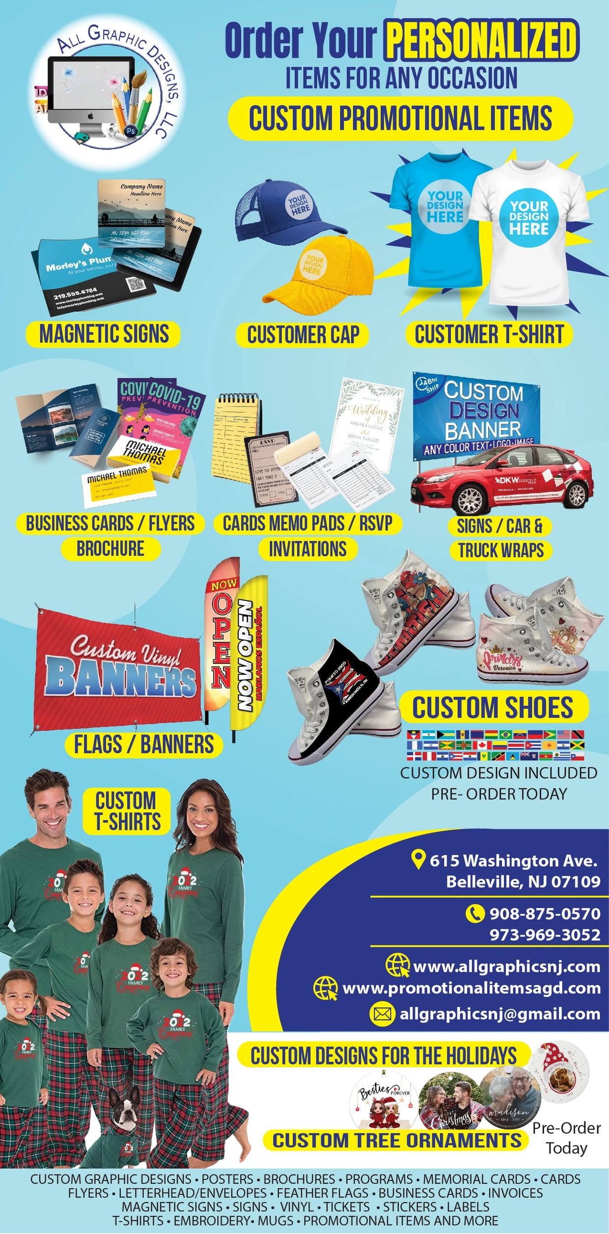 All Graphic Designs, LLC - Graphic Design & Printing, Printing