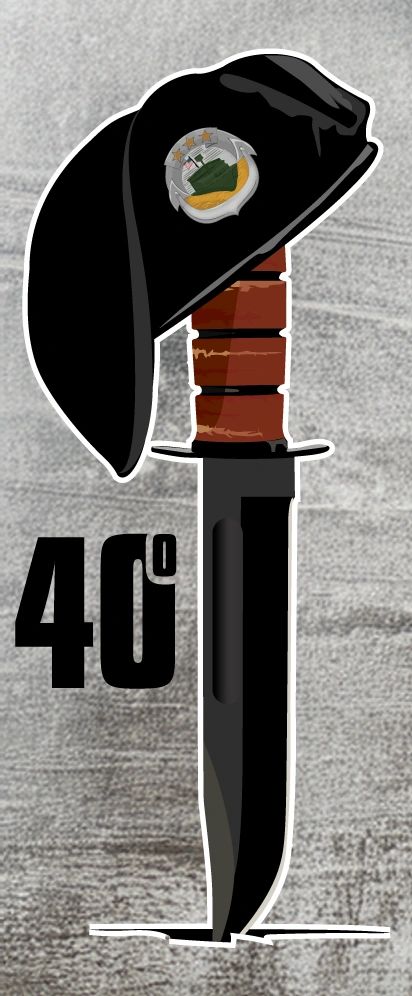 Ka-Bar-Beret-Sticker