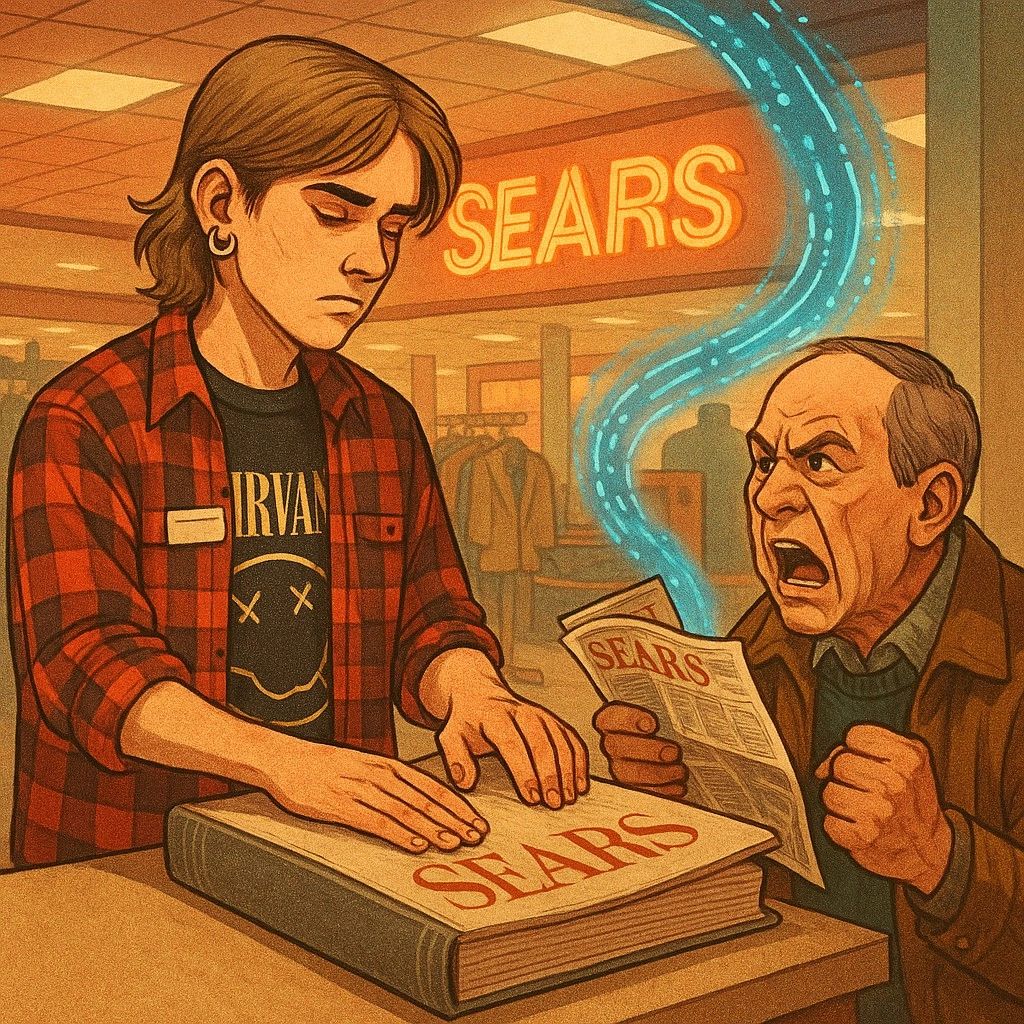 Lesson from today's AI scare: Sears' Missed Bridge to be Amazon