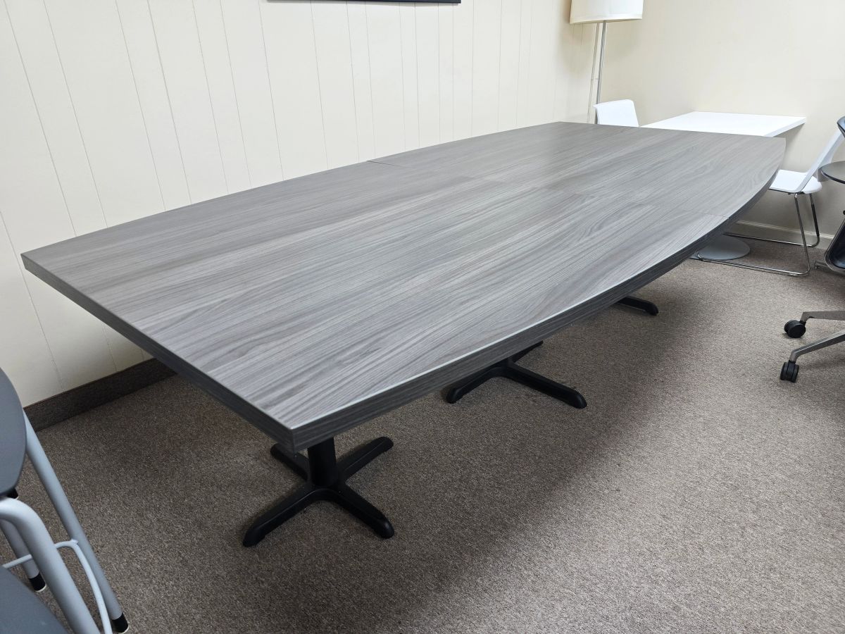 BURO DESIGN BOAT-SHAPED CONFERENCE TABLE