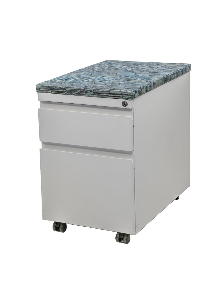 HAWORTH BOX FILE PEDESTAL W/CUSHION TOP