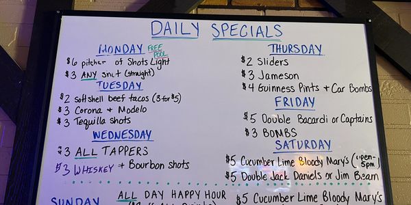 Daily Specials