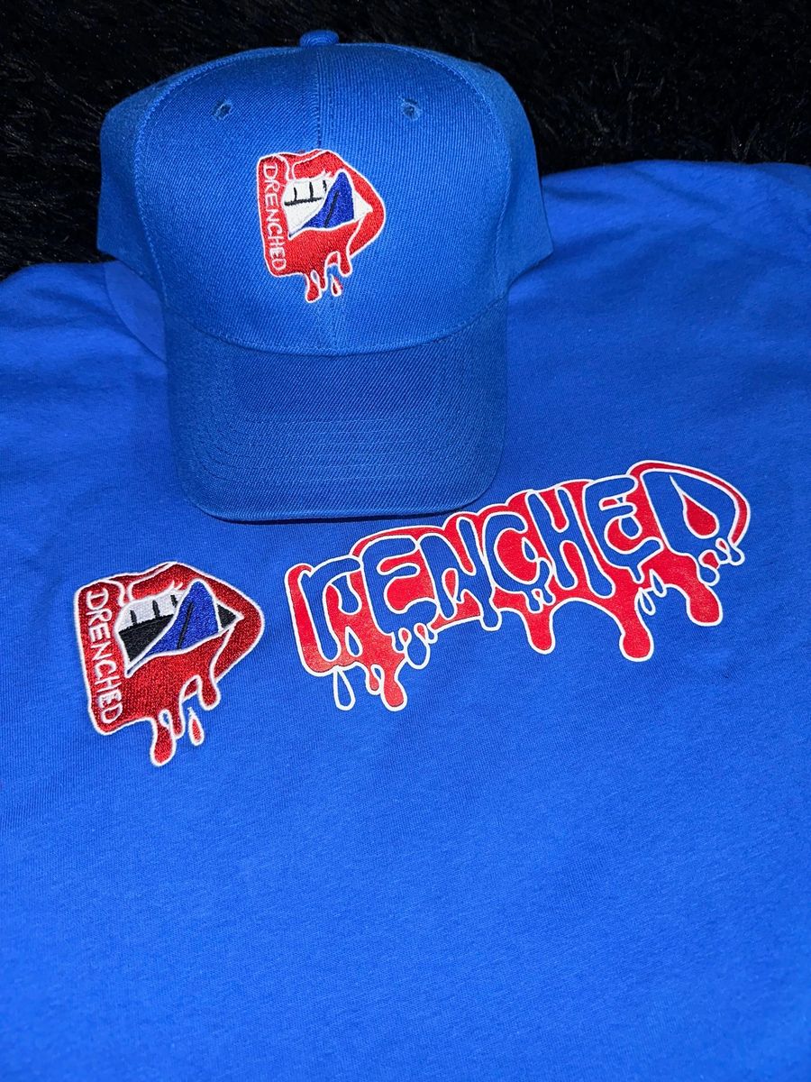 Blue and Red DRENCHED Drip