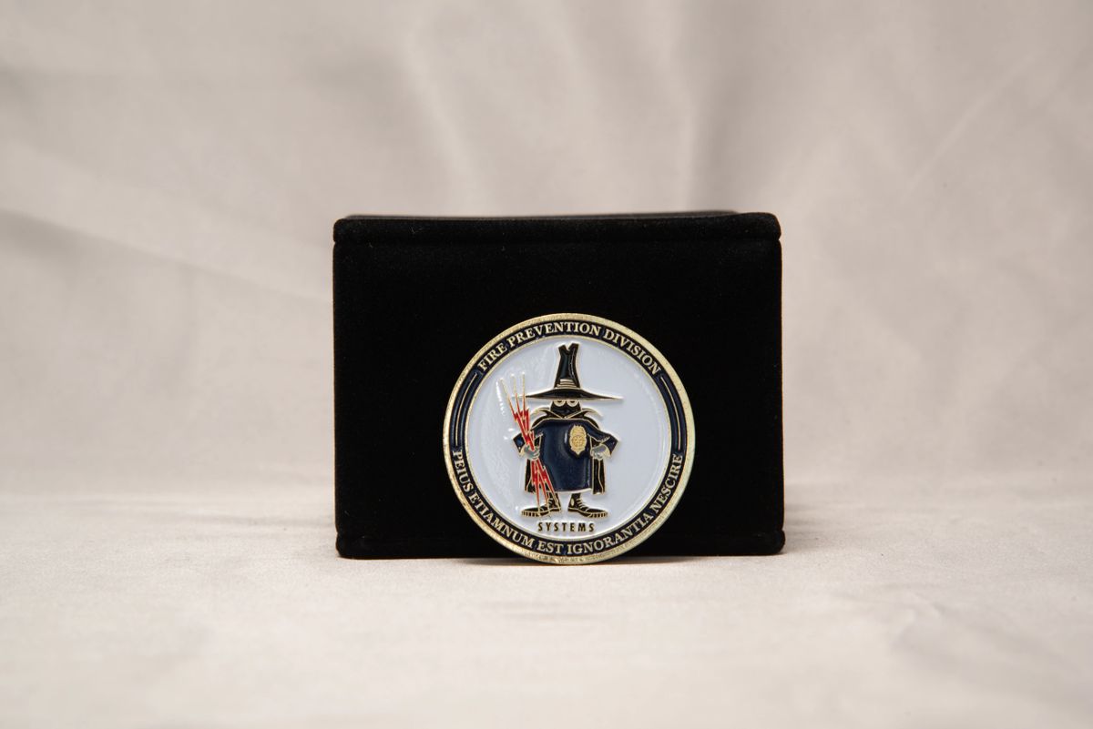 Denver Fire Systems Testing Challenge Coin