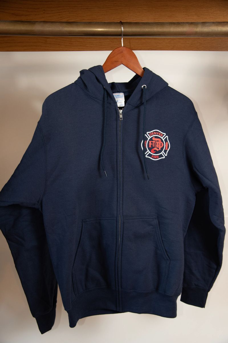Denver Fire Zip-Up Hoodie