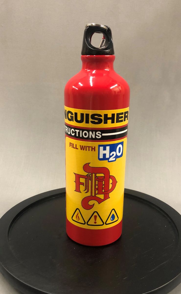 Fire Extinguisher Water Bottle