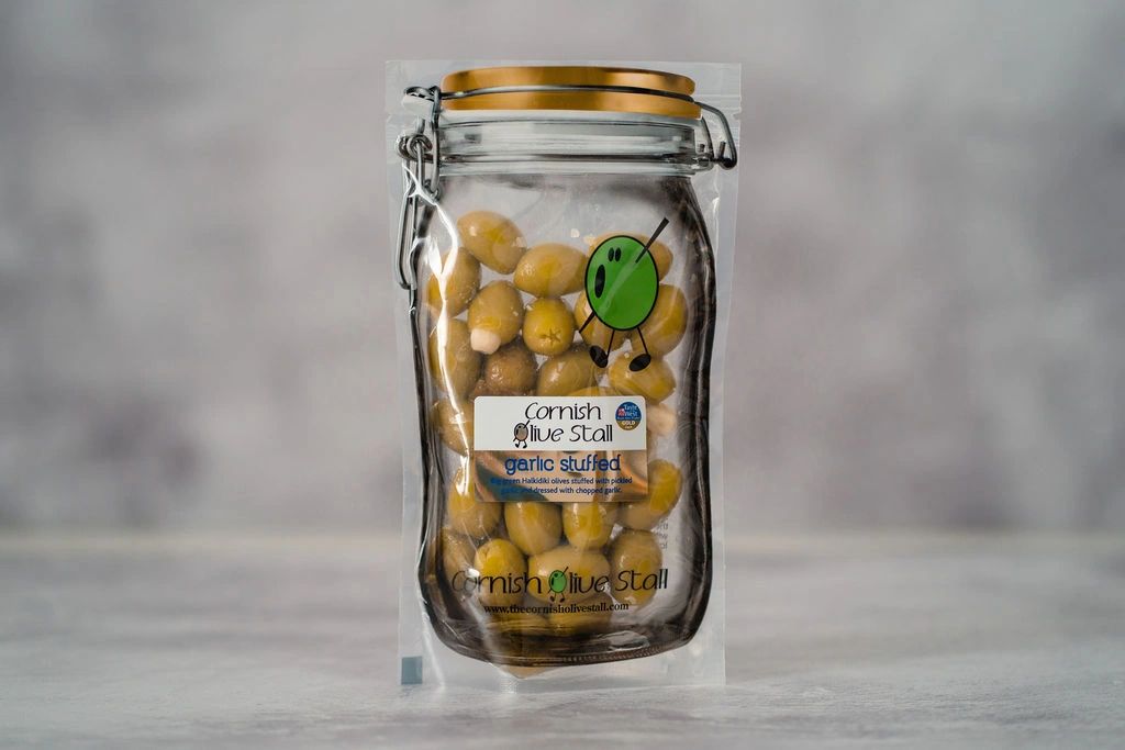 Garlic Stuffed Olives (200g pouch)