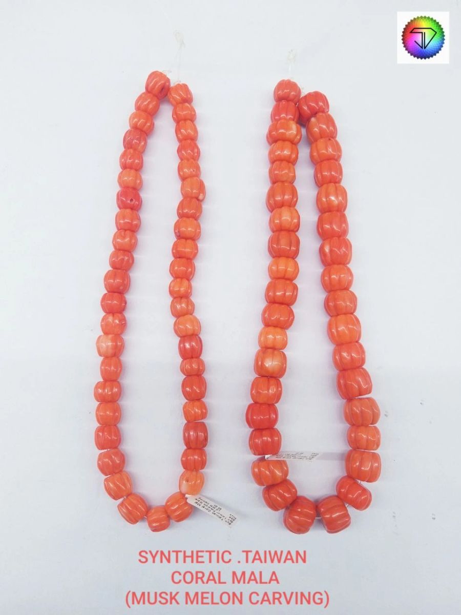 Synthetic. Taiwan Coral Mala