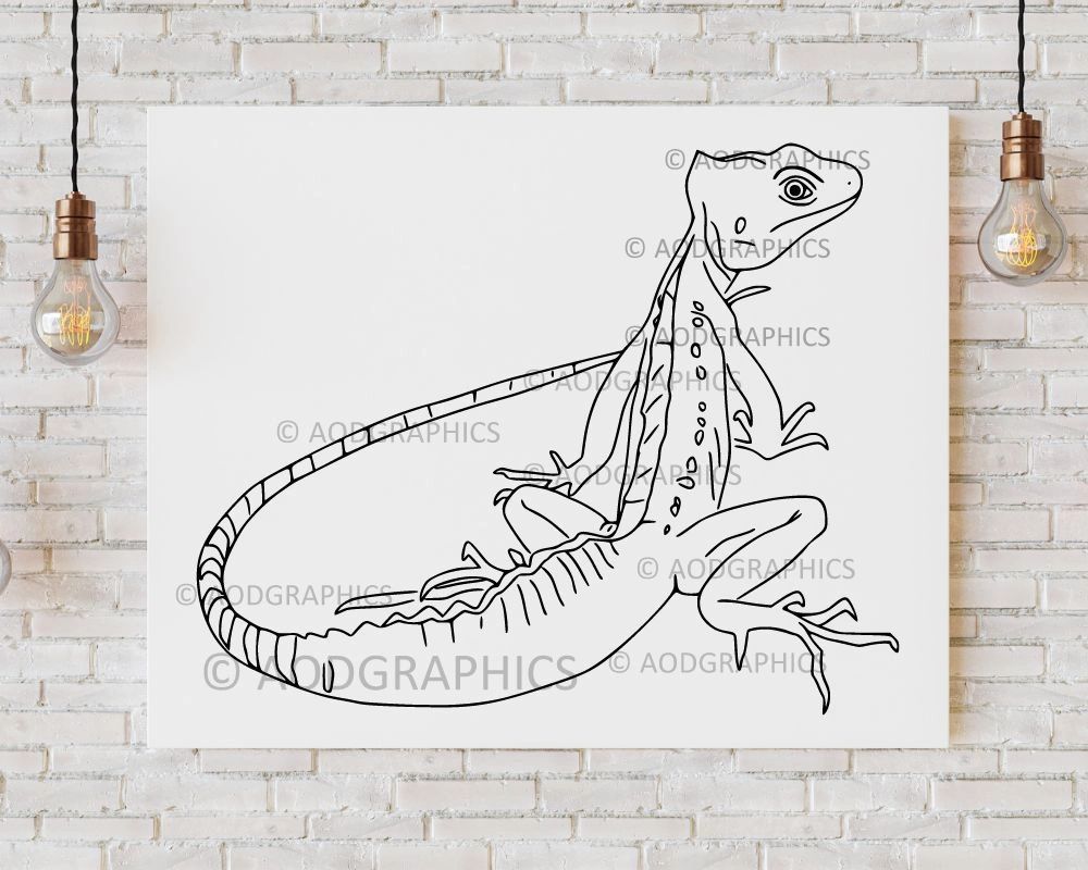 Basilisk Coloring Page