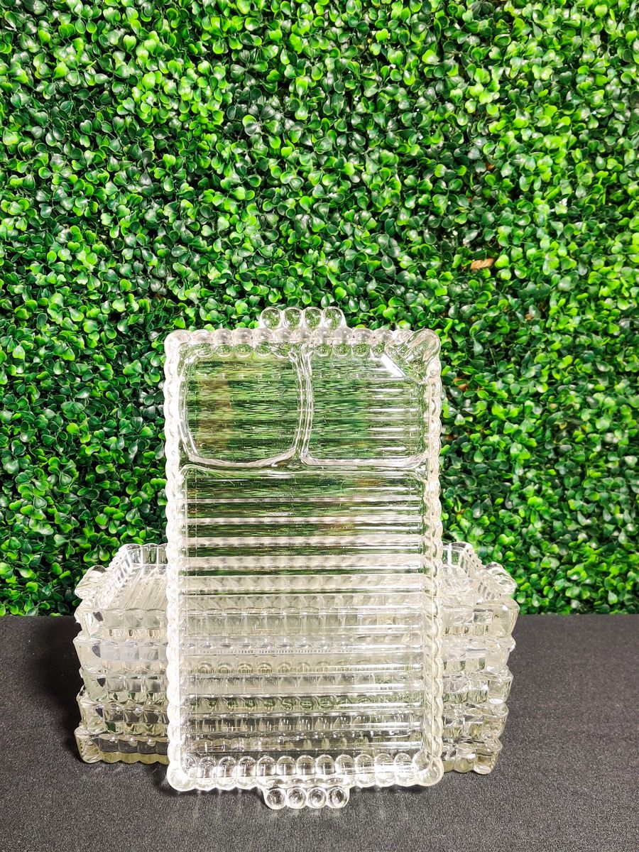 Vintage Orchard Crystal Serving Tray