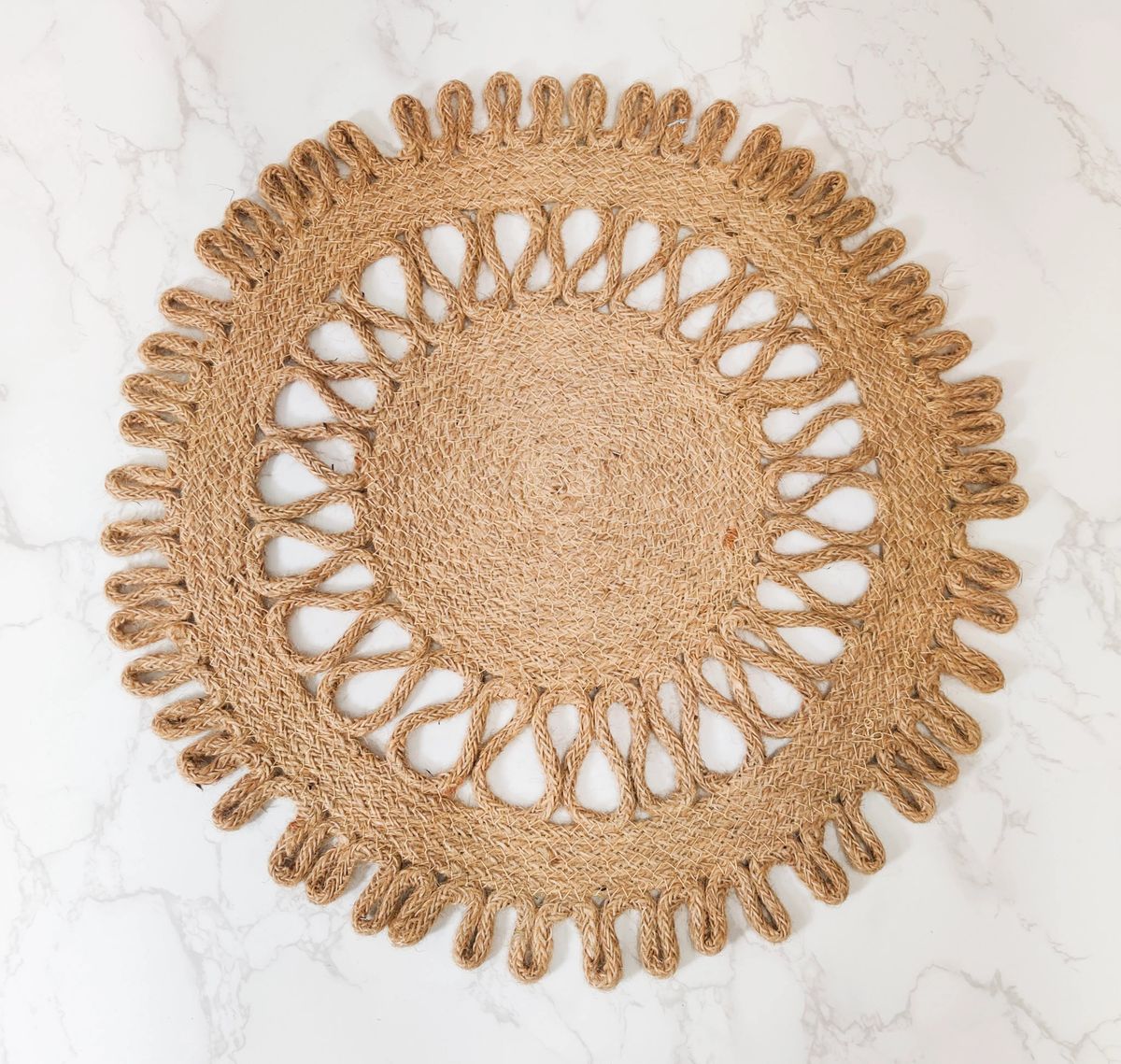 Loop Fringe Jute Placemats