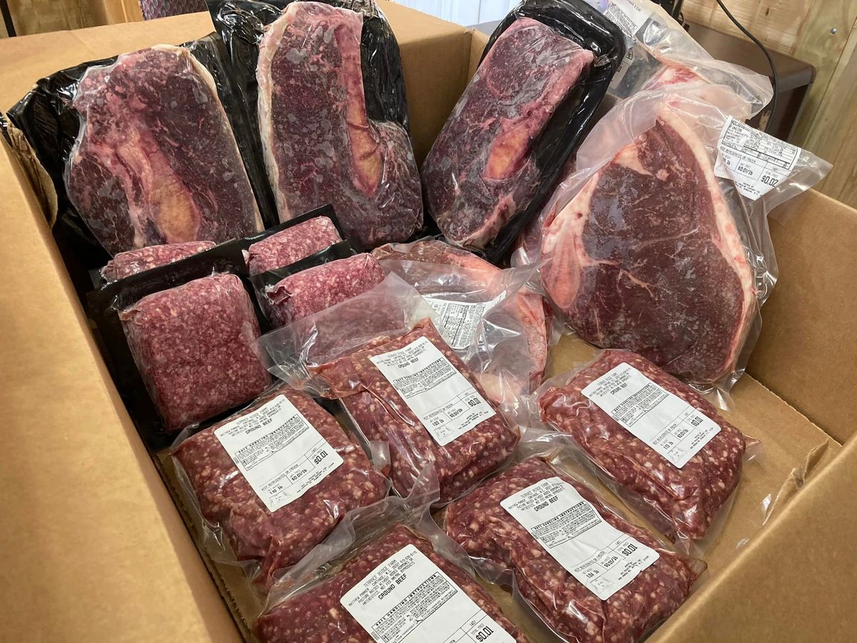 Beef Sampler Boxes (priced from $125 to $375)