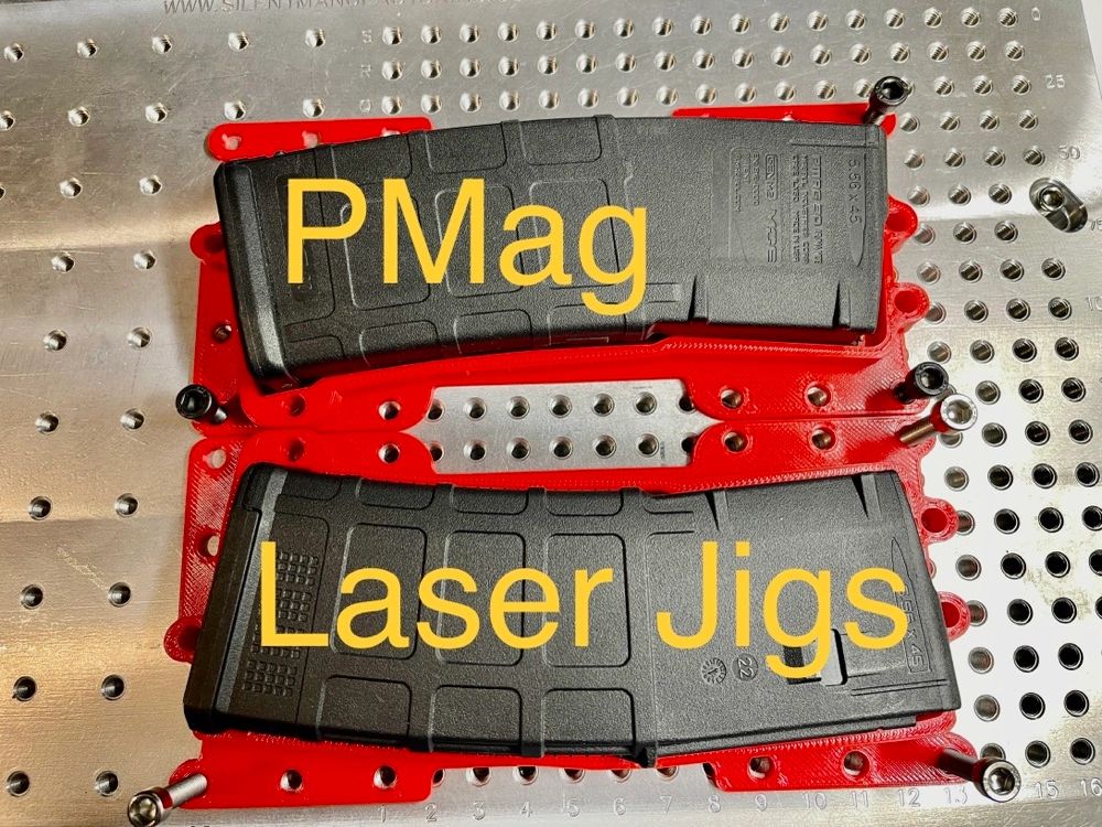 PMAG AR15 30 Rd Magazine Fiber Laser Jigs (Set of 2)