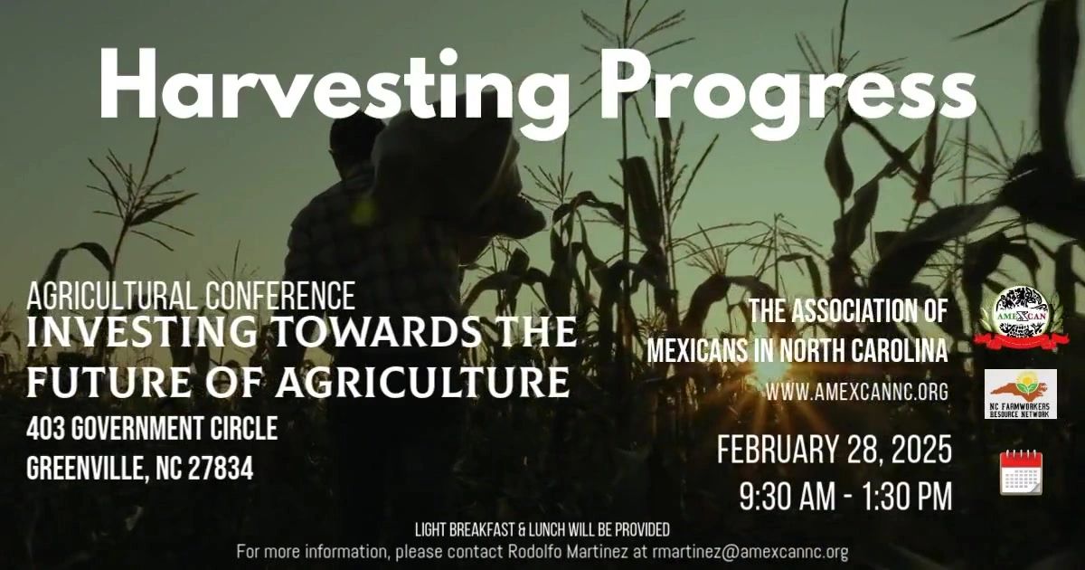 AGRICULTURAL ADVOCACY: Harvesting Progress Conference