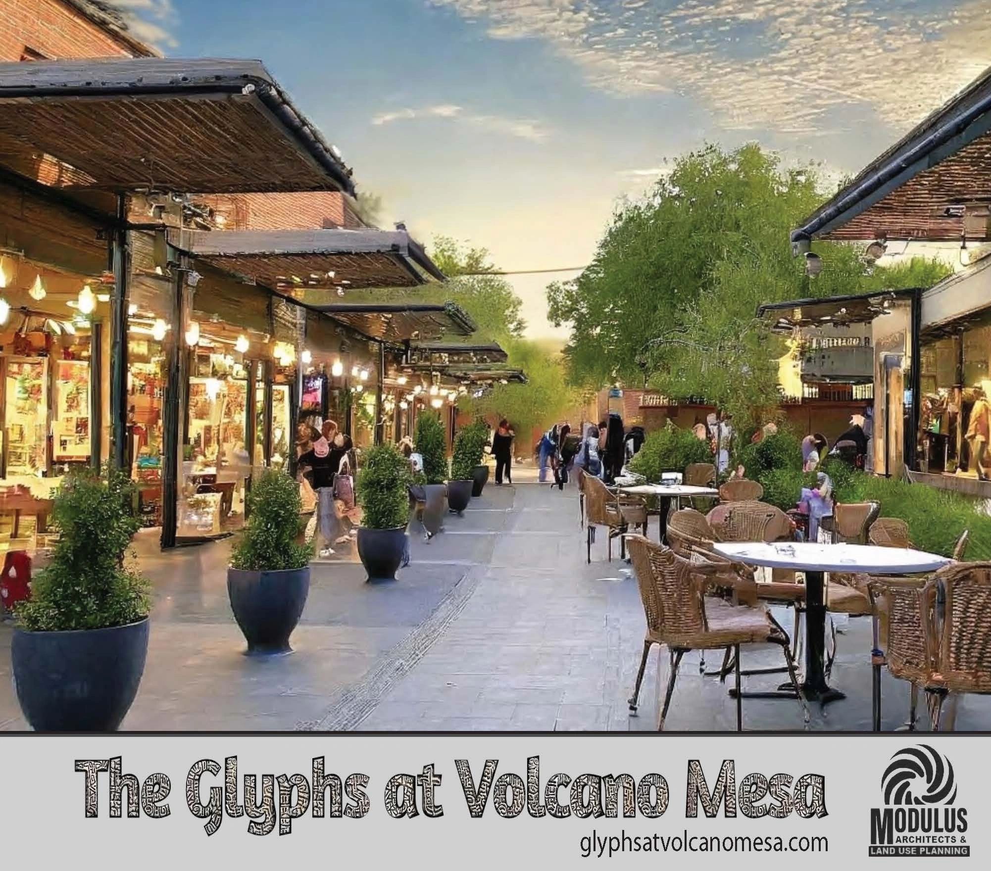 The Glyphs at Volcano Mesa